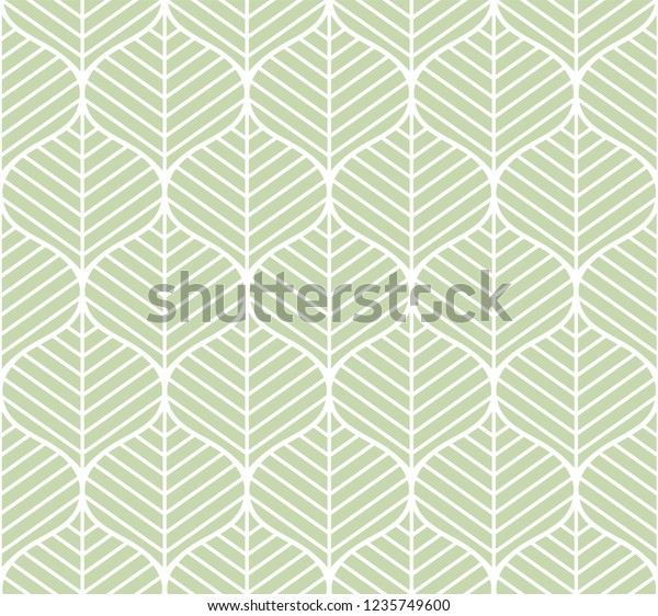 Classic Leaves Art Deco Seamless Pattern Stock Vector (Royalty Free ...