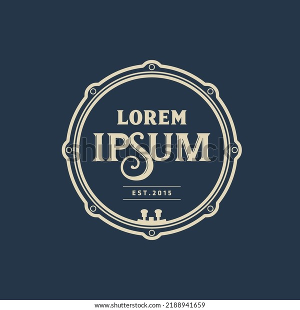 Classic Logo Design Band Stock Vector (Royalty Free) 2188941659 ...