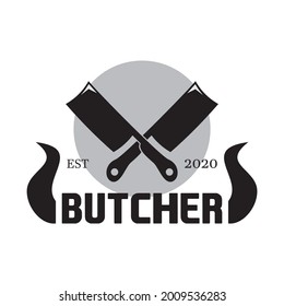 Classic Logo Meat Cutter Stock Vector (Royalty Free) 2009536283 ...