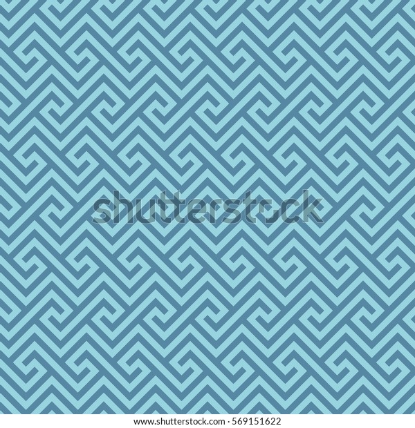Classic Meander Seamless Pattern Greek Key Stock Vector (Royalty Free ...