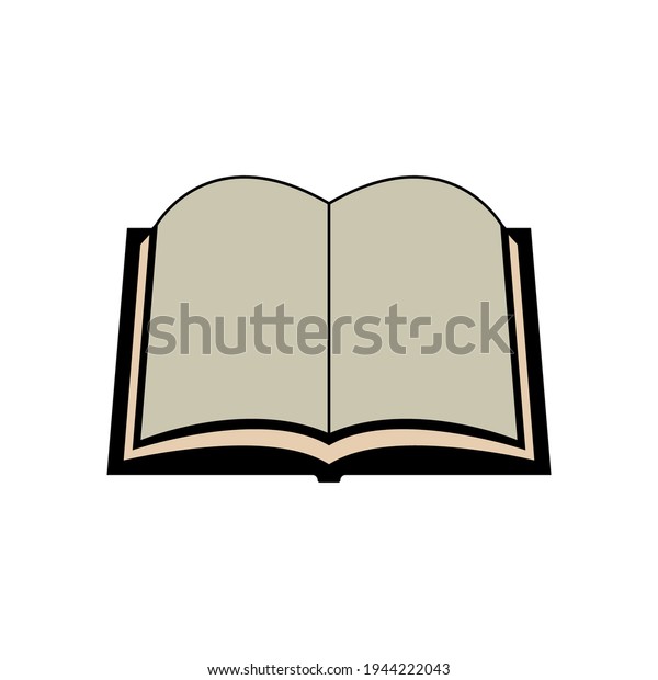Classic Old Book Icon Design Template Stock Vector (Royalty Free ...