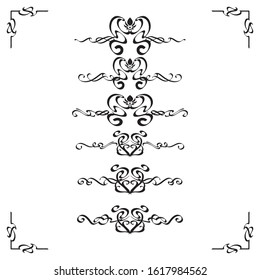 Classic Ornament Frame Vintage Border Art Stock Vector (Royalty Free ...