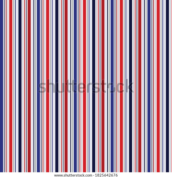 Classic Red White Blue Striped Repeat Stock Vector (Royalty Free ...
