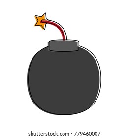 Classic Round Bomb Stock Vector (Royalty Free) 779460007 | Shutterstock