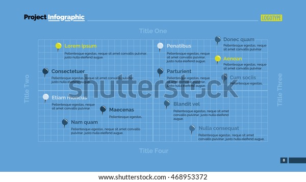 Classic Scatter Diagram Slide Template Stock Vector (Royalty Free ...