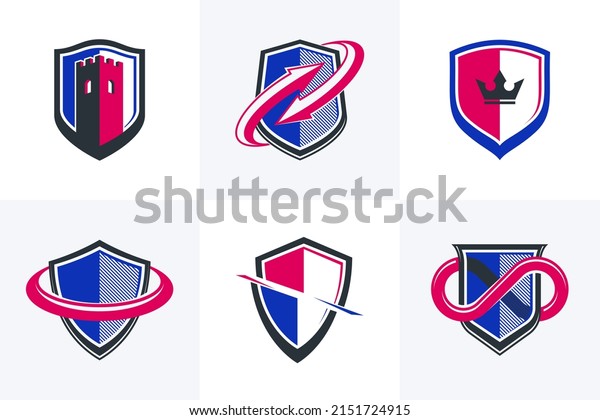 Las formas de escudos clásicos se: vector de stock (libre de regalías ...