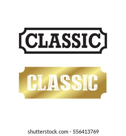 Classic Signs Vector Illustration Stock Vector (Royalty Free) 556413769 ...