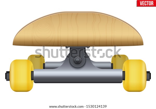 Classic Skateboard Model Front View Urban Stock Vector (Royalty Free ...