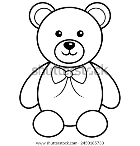 Teddy Bear Outline | Free download on ClipArtMag
