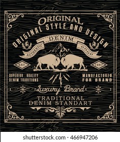 4,444 Vintage jeans logo Images, Stock Photos & Vectors | Shutterstock