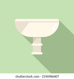 Classic Water Basin Icon Flat Vector Stock Vector (Royalty Free ...