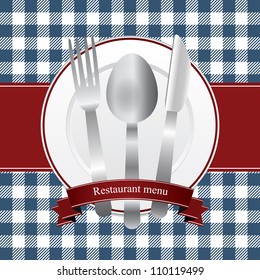 Classical Red Restaurant Menu Design Stock Vector (Royalty Free) 103387214