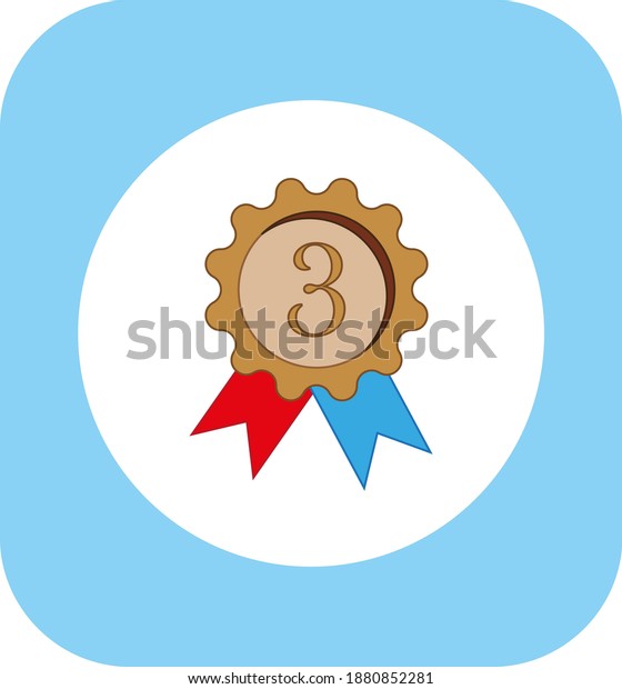 Classification Medal Illustration Web Mobile Design Stock Vector ...