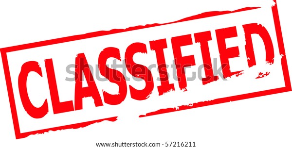Classified Stamp Vector Illustration Stock Vector (Royalty Free) 57216211