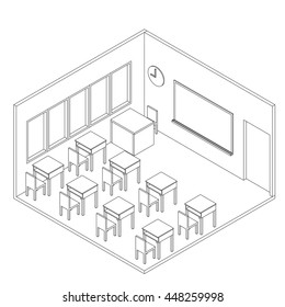 5,100 Isometric classroom Images, Stock Photos & Vectors | Shutterstock