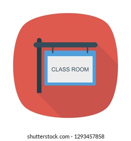 Classroom Signboard Board Stock Vector (Royalty Free) 1293457858 ...