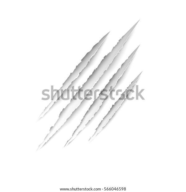 Claws Animal Scratches Stock Vector On Stock Vector (Royalty Free ...