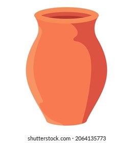 Clay Pot Vector Cartoon Illustration Isolated Stock Vector (Royalty ...