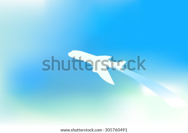 Clean Air Travel Background Design Vector: vector de stock (libre de ...