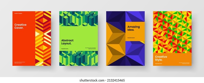 Clean Book Cover A4 Vector Design Stock Vector (Royalty Free ...