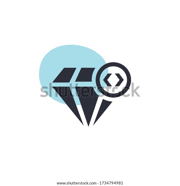 Clean Code Modern Icon Pictogram Stock Vector (Royalty Free) 1734794981 ...