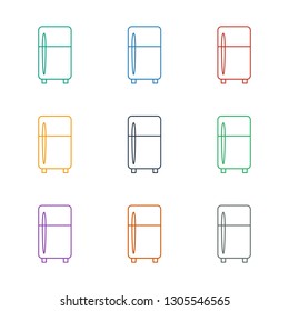 Clean Fridge Icon White Background Editable Stock Vector (Royalty Free ...