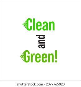 Clean Green Vector Text Banner Stock Vector (Royalty Free) 2099765020 ...
