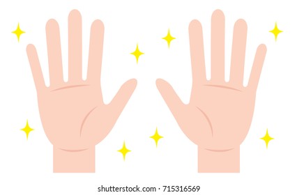 Clean Hands Hand Hygiene Stock Vector (Royalty Free) 715316569 ...