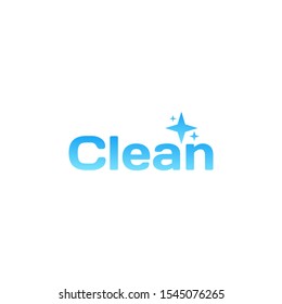 Clean Logo Text Bright Icon Stock Vector (Royalty Free) 1545076265 ...