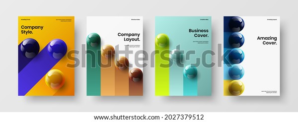 Clean Magazine Cover Vector Design Concept Stock Vector (Royalty Free ...