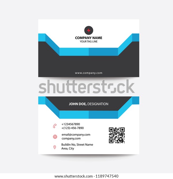 Clean Modern Flat Green Fold Style Stock Vector (Royalty Free ...