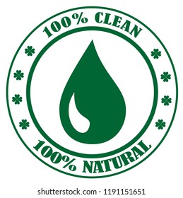 Clean Product Symbol Stamp Vector Eps Stock Vector (Royalty Free ...