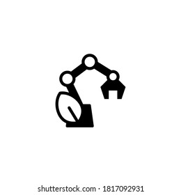 Clean Production Icon Black Flat Glyph Stock Vector (Royalty Free ...