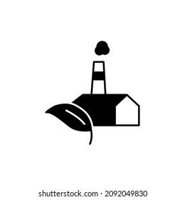 Clean Production Icon Black Flat Glyph Stock Vector (Royalty Free ...