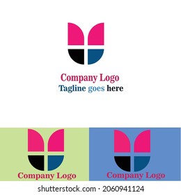Clean Professional Logo Design Company Stock Vector (Royalty Free ...