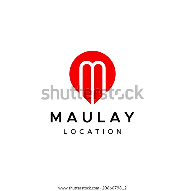 Clean Simple Logo About Location Icon Stock Vector (Royalty Free ...