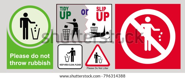 Clean Sticker Sign Office Please Do Stock Vector (Royalty Free ...