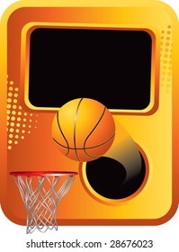 Clean Style Basketball Background Stock Vector (Royalty Free) 28676023 ...