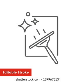 Clean Surface Icon Easy Cleaning Thin Stock Vector (Royalty Free ...