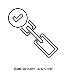 Clean Url Outline Icon Line Art Stock Vector (Royalty Free) 2189779919 ...