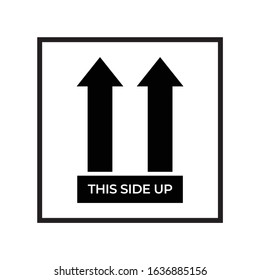 13,682 This side up label Images, Stock Photos & Vectors | Shutterstock