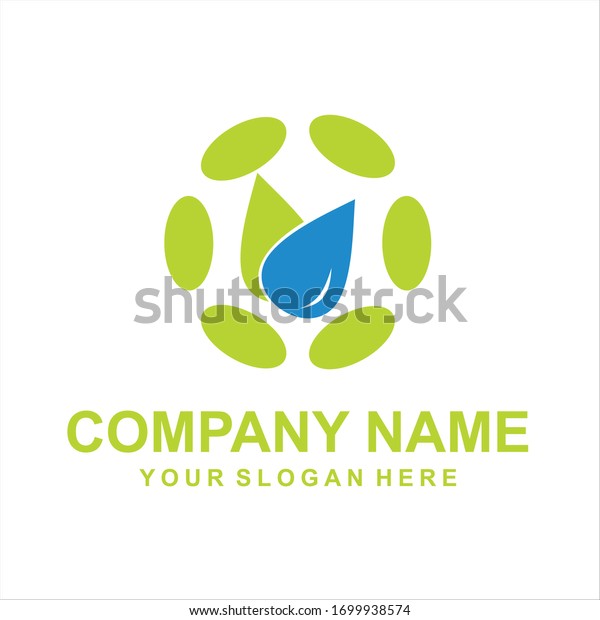 Clean Water Logo Vector Design Stock Vector (Royalty Free) 1699938574 ...
