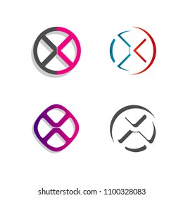 Clean X Letter Icon Logotype Sign Stock Vector (Royalty Free ...