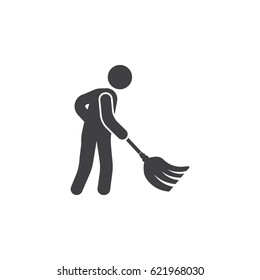 Cleaner Man Cleaning Tool Equipment People Stock Vector (Royalty Free ...