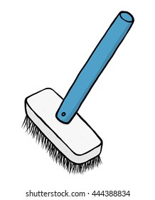 Cleaning Brush Cartoon Vector Illustration Hand Stock Vector (Royalty ...