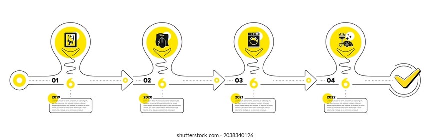 Cleaning Infographic Timeline 4 Steps Workflow Stock Vector (Royalty ...