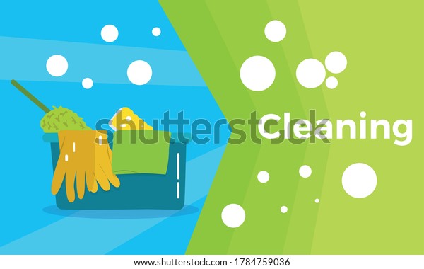 Cleaning Products Poster Hygiene Cleaning Poster Stock Vector (Royalty ...