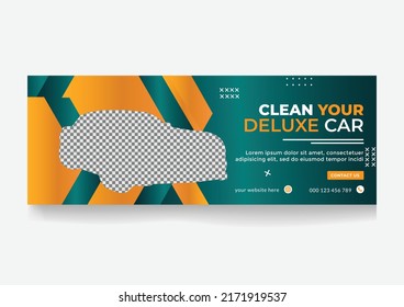Cleaning Services Cover Design Web Banner Stock Vector (Royalty Free ...