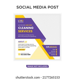 760 Cleaning post template Images, Stock Photos & Vectors | Shutterstock