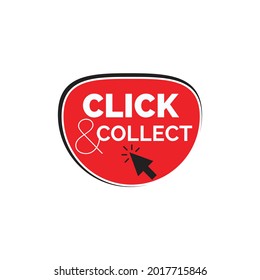 Click Collect Sign Free Vector Stock Vector (Royalty Free) 2017715846 ...